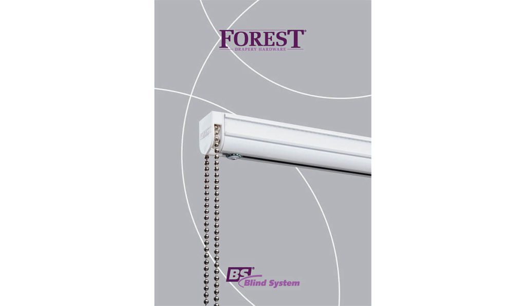 Forest BS - Premier Roman Blind System - Crown Curtain Tracks